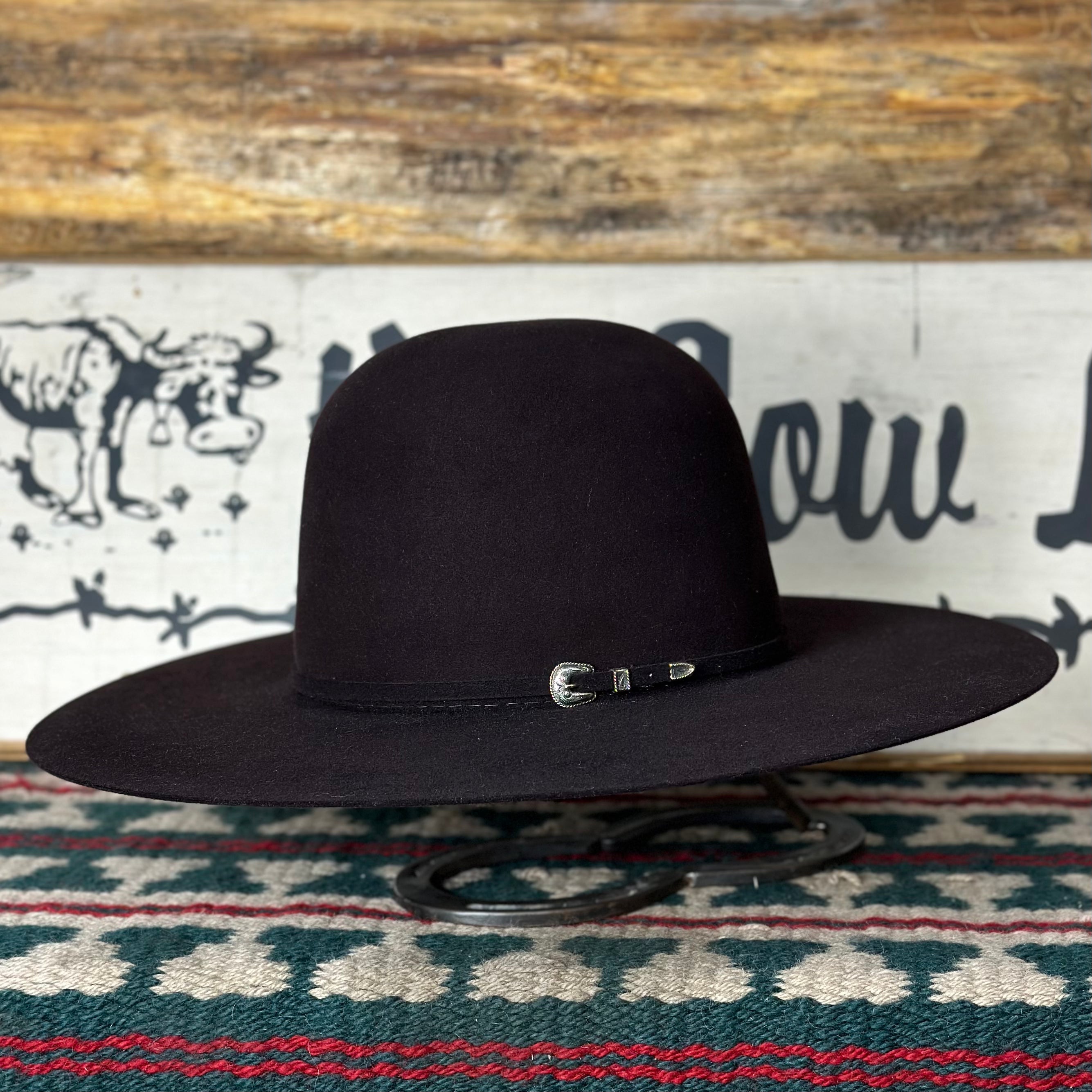 Rodeo King 60X 4 1/2" Brim | Black Cherry – Hat Masters